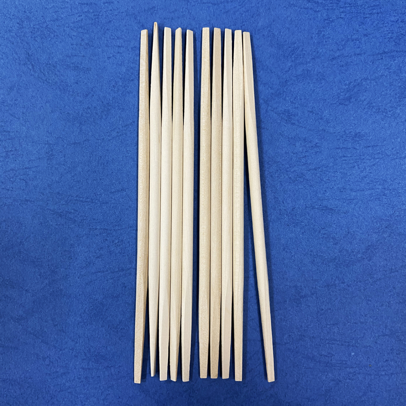 Birch wood orange stick with flat end, static free double ended ...