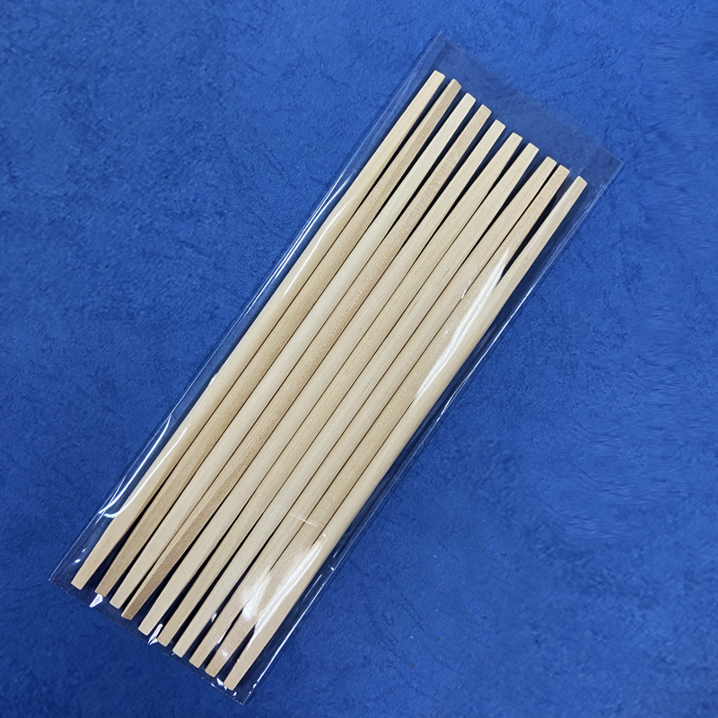 Birch wood orange stick with flat end, static free double ended ...